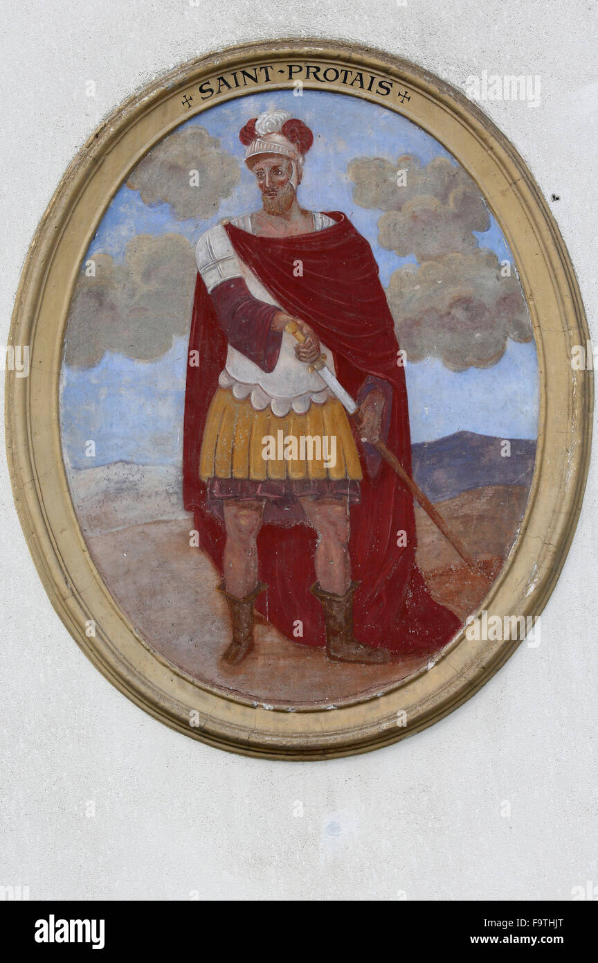 St Protasius ( Saint-Protais Stock Photo - Alamy