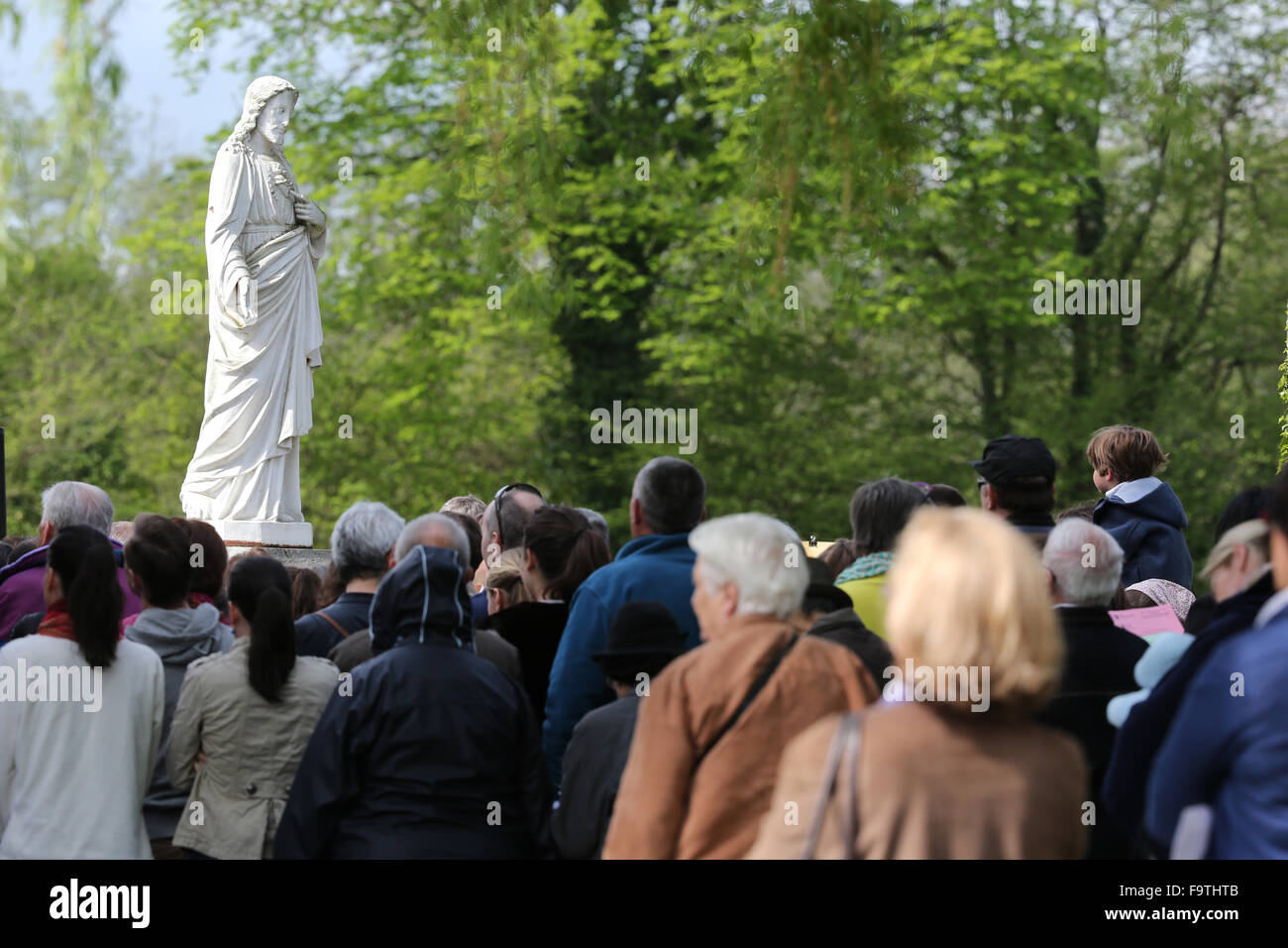 Visitation monastery. Catholic mass Stock Photo - Alamy