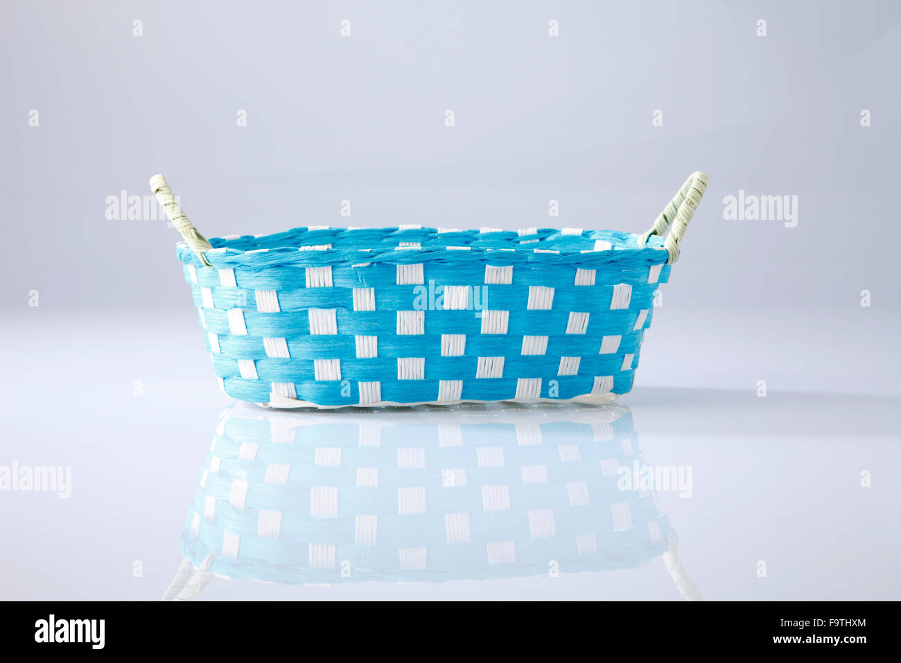 woven basket from recycle material Stock Photo - Alamy