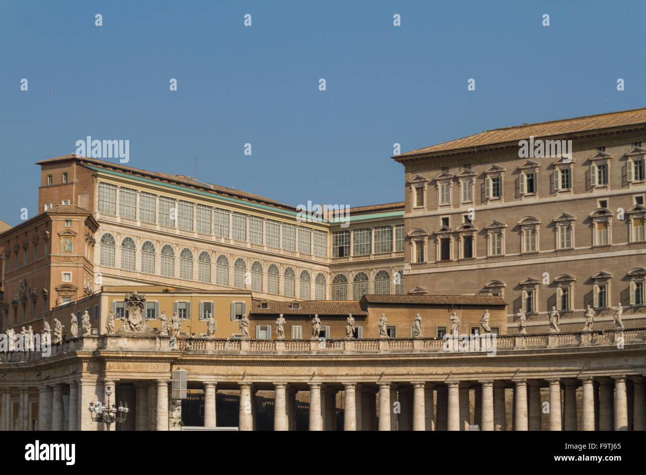 Buildings in Vatican, the Holy See within Rome, Italy. Part of Saint ...
