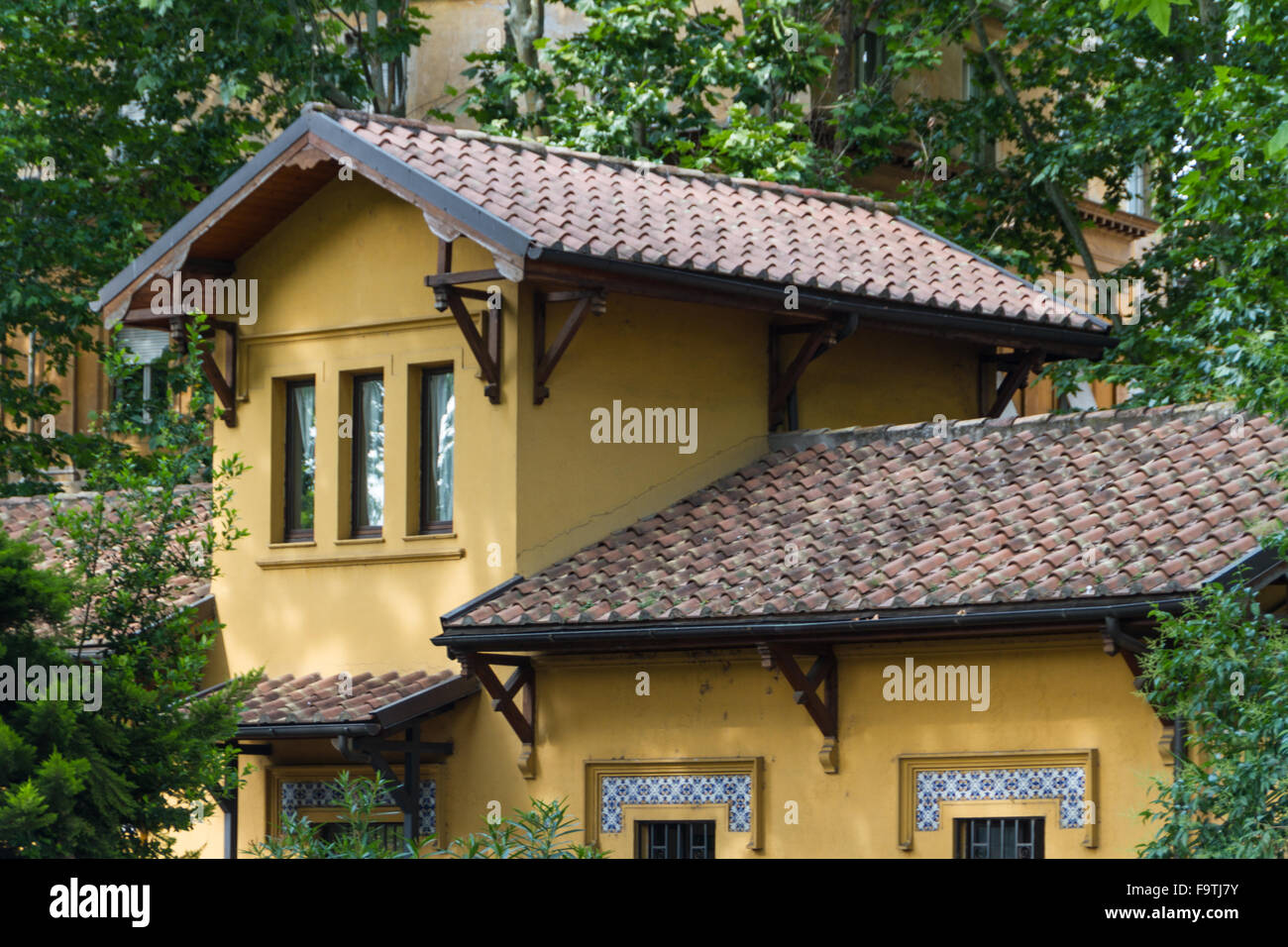 Rome, Italy. Typical architectural details of the old city Stock Photo ...