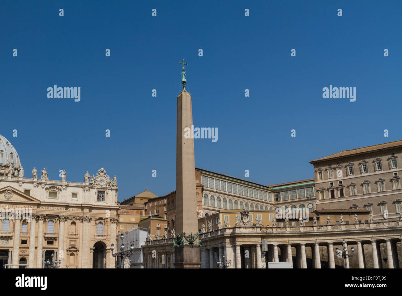 Buildings in Vatican, the Holy See within Rome, Italy. Part of Saint ...