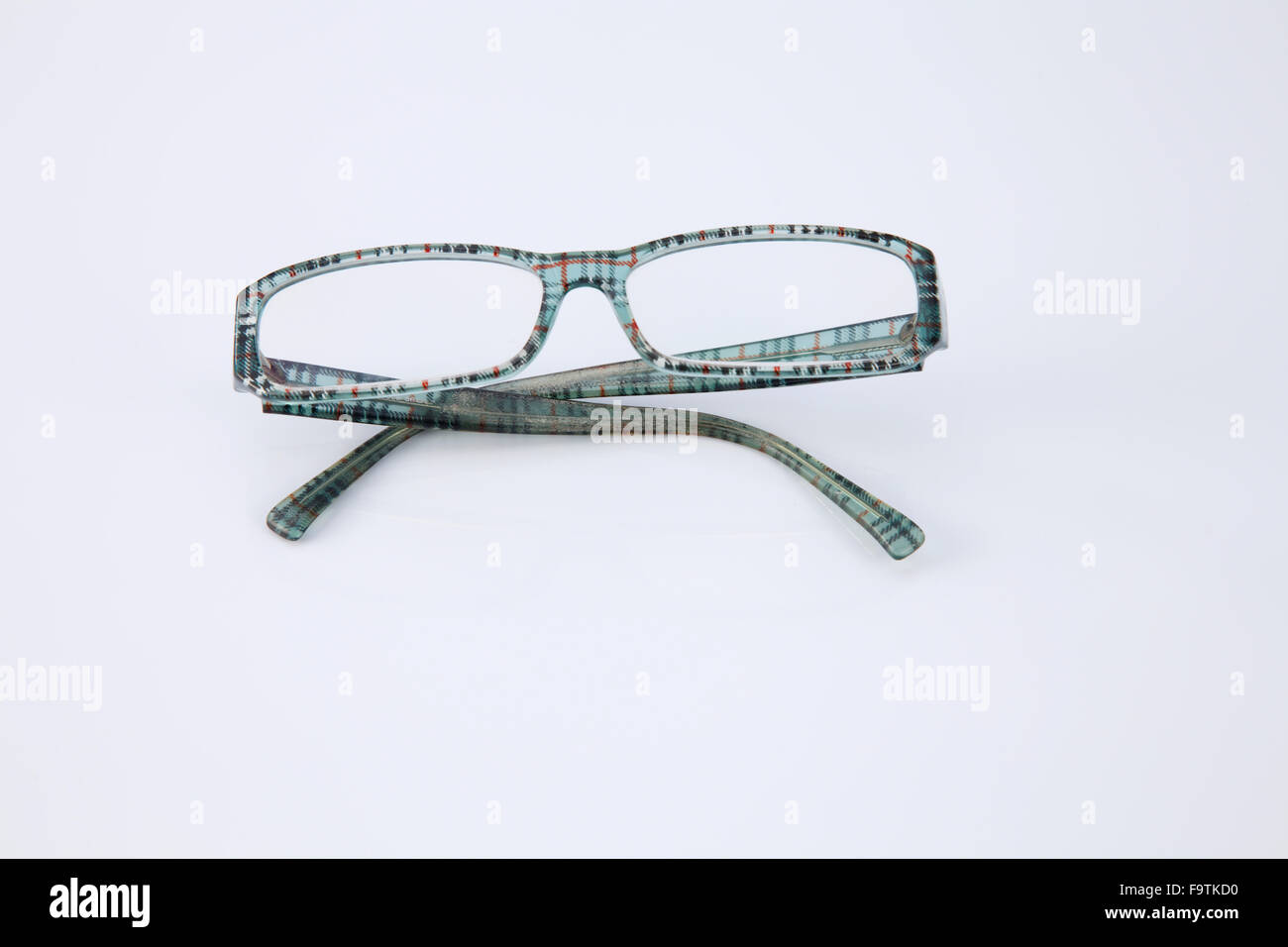 checker Eye Glasses Isolated on White background Stock Photo - Alamy