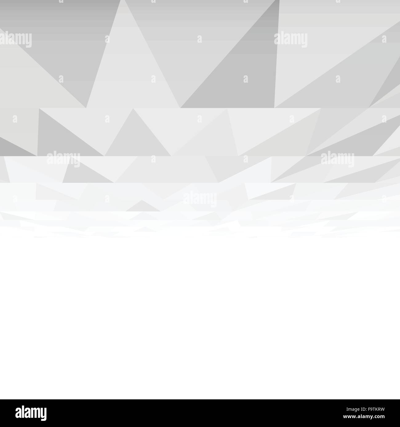 Abstract triangle tiled ceiling with abstract perspective room Stock ...