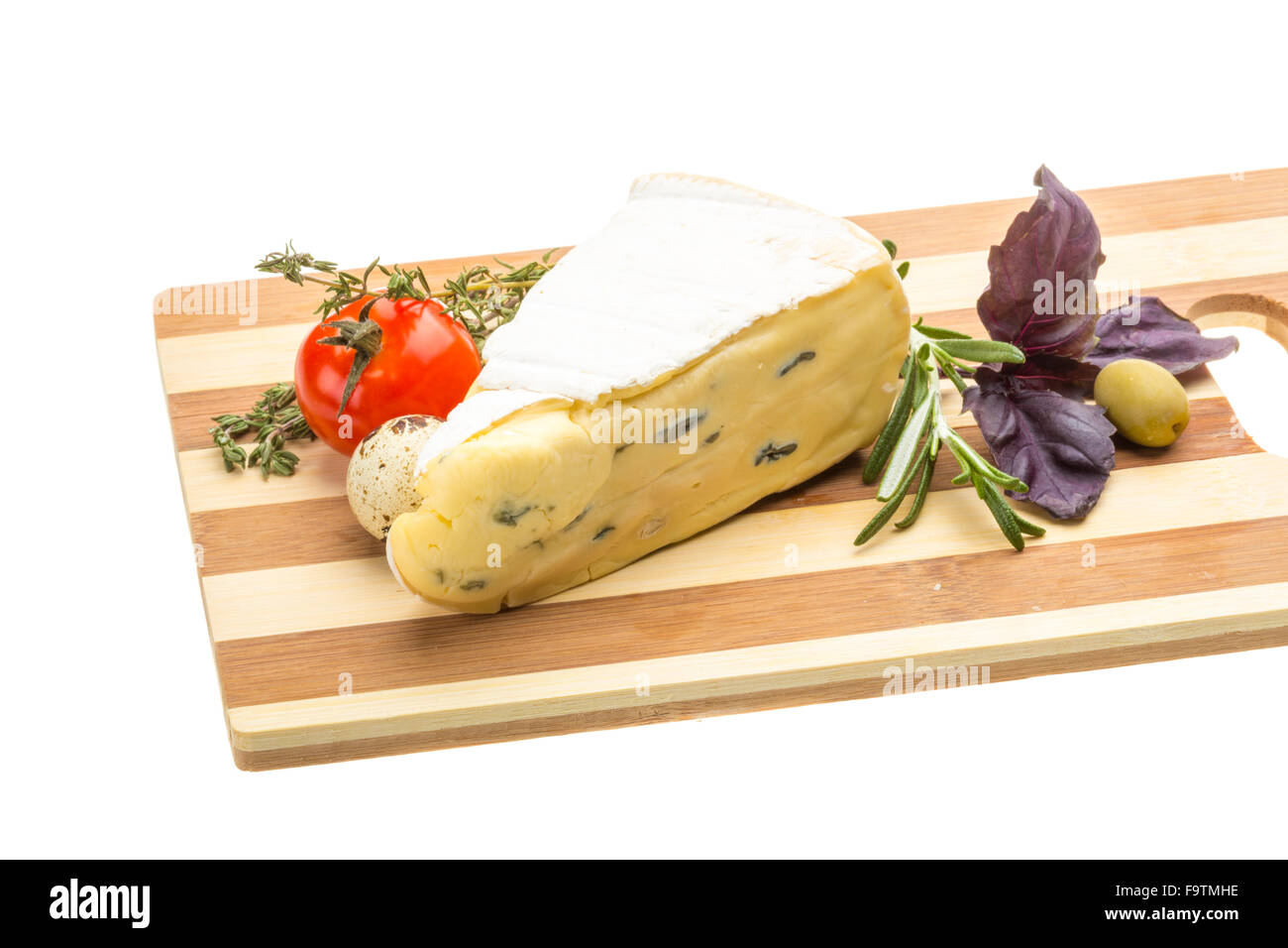 A piece of soft brie cheese Stock Photo - Alamy