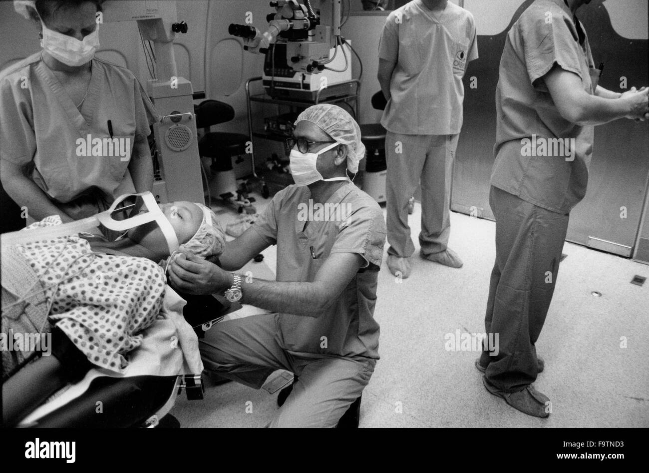 The Orbis Flying Eye hospital on the tarmac at Yangon Airport, Myanmar ...