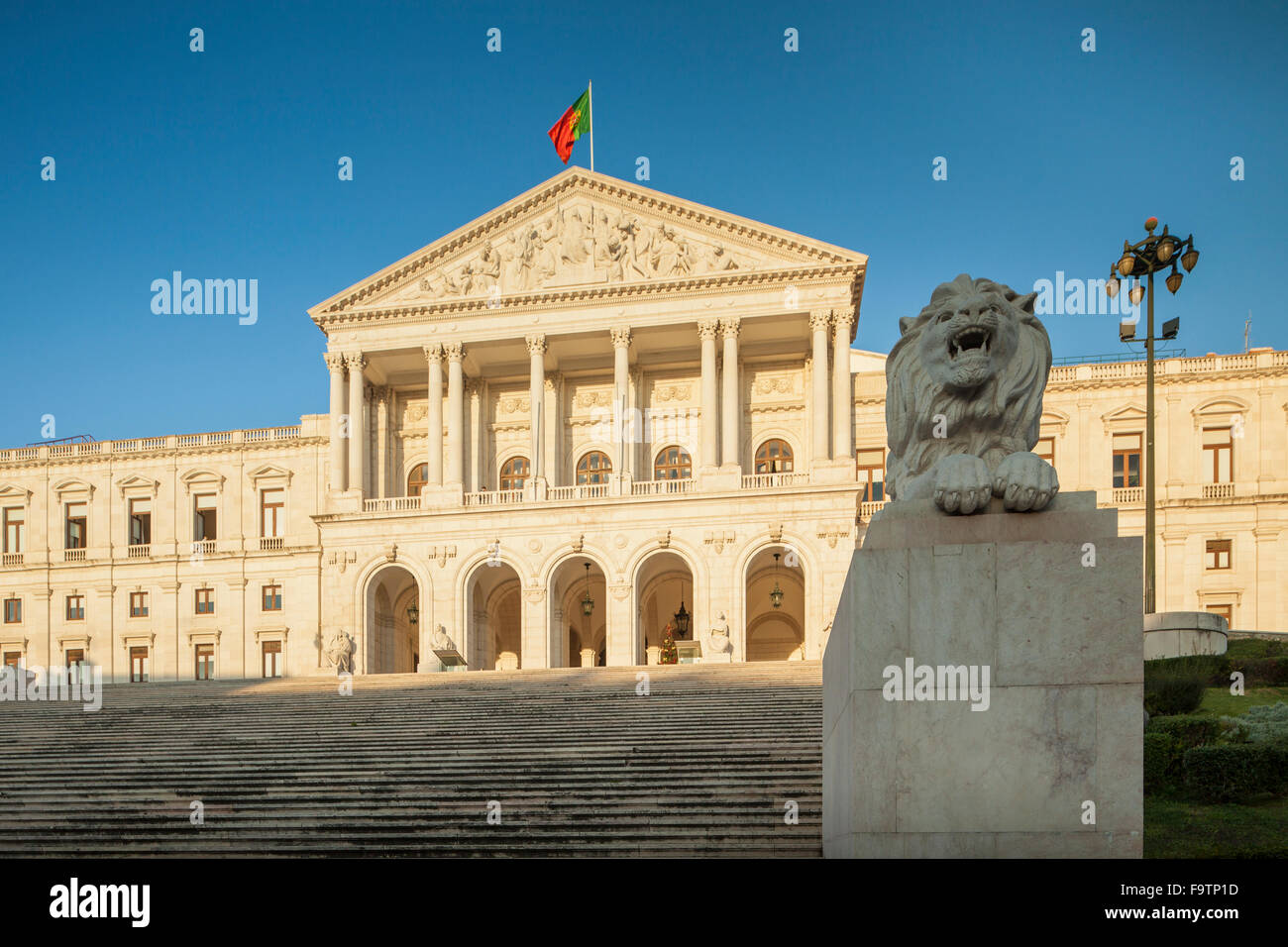 São Bento Palace, Assembly of the Republic in Lisbon, Portugal Stock ...