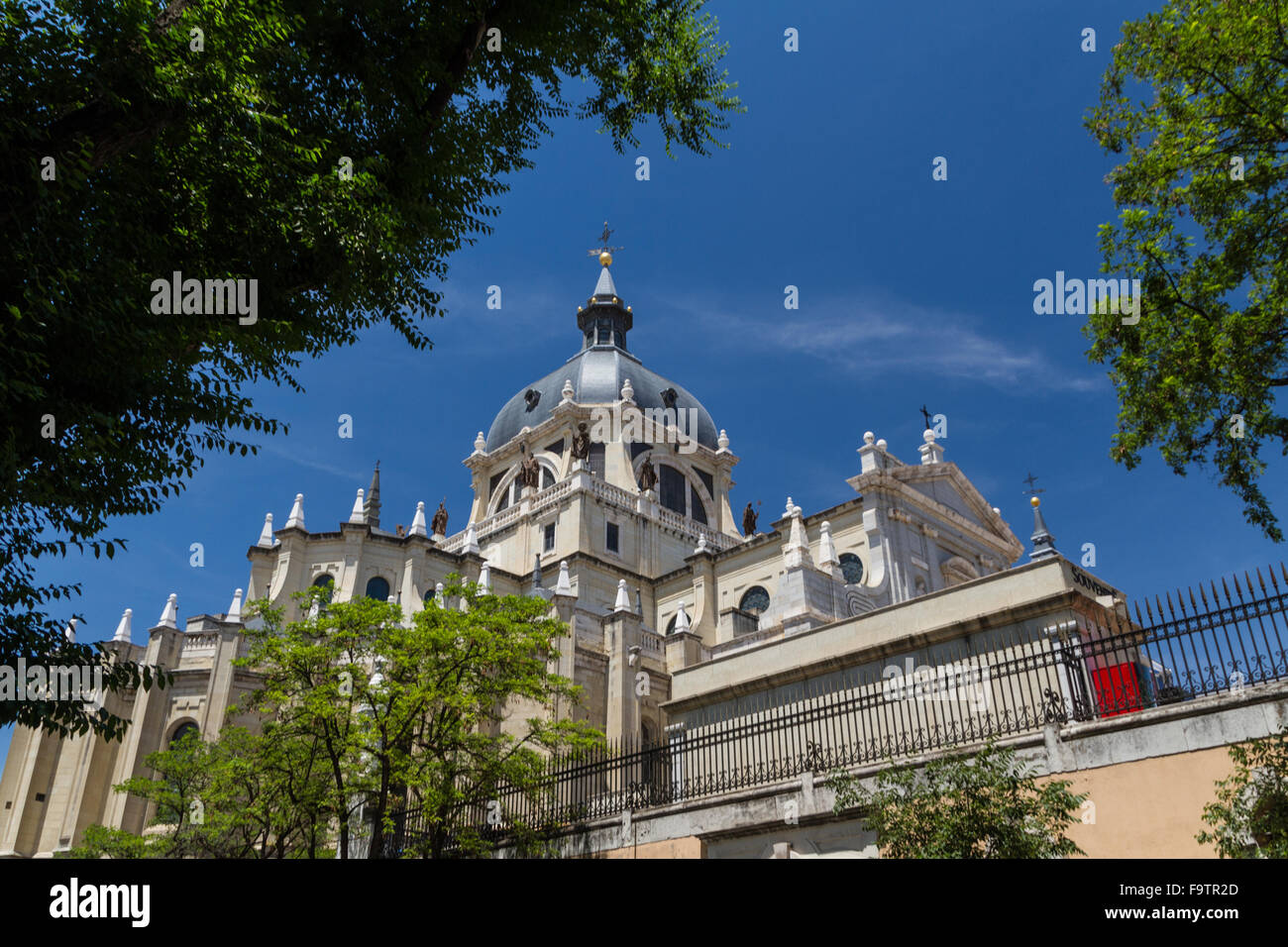 Cathedral of Madrid, Spain Stock Photo - Alamy