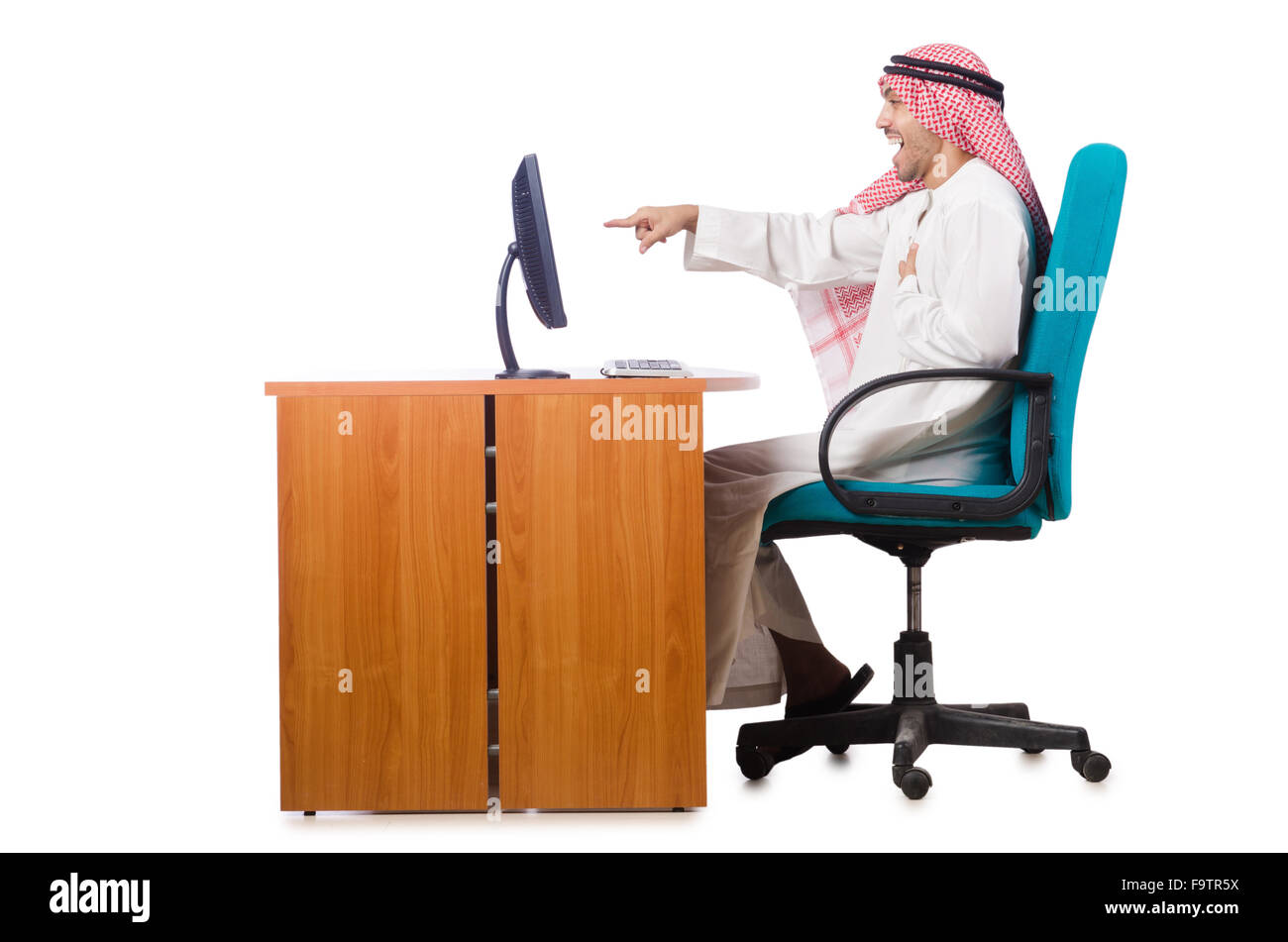 Working arabian Cut Out Stock Images & Pictures - Alamy