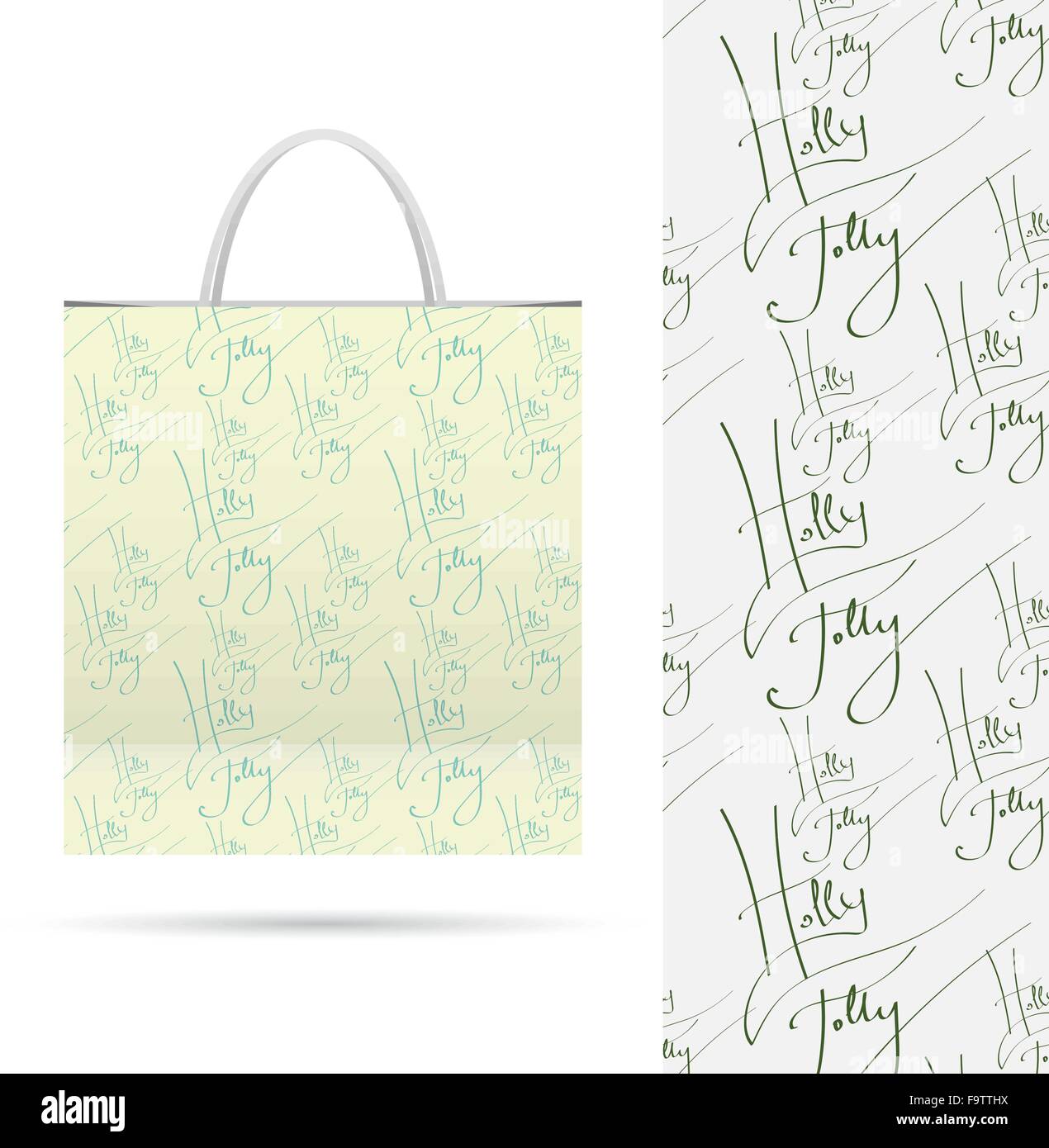 Holiday pattern over paper package Stock Vector Image & Art - Alamy