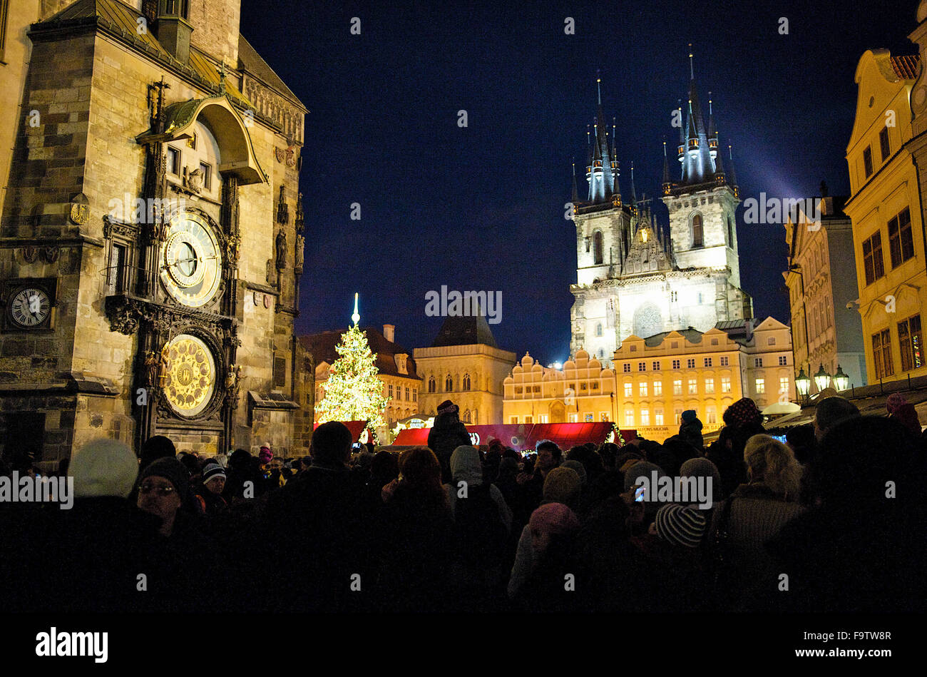 Prague clock tower hi-res stock photography and images - Alamy