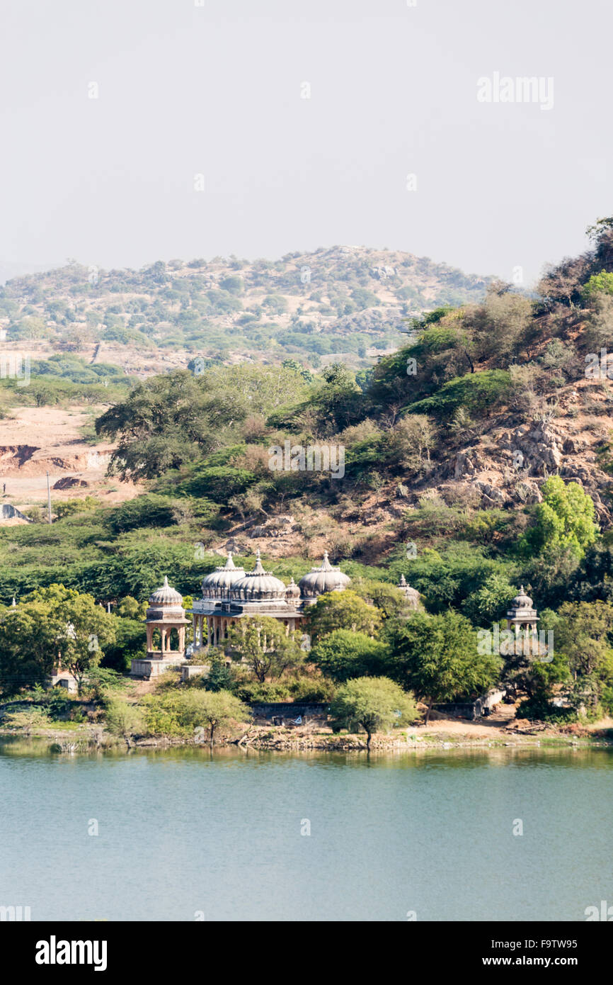 Rooftop views from the Deogarh Mahal Hotel Rajasthan Stock Photo - Alamy