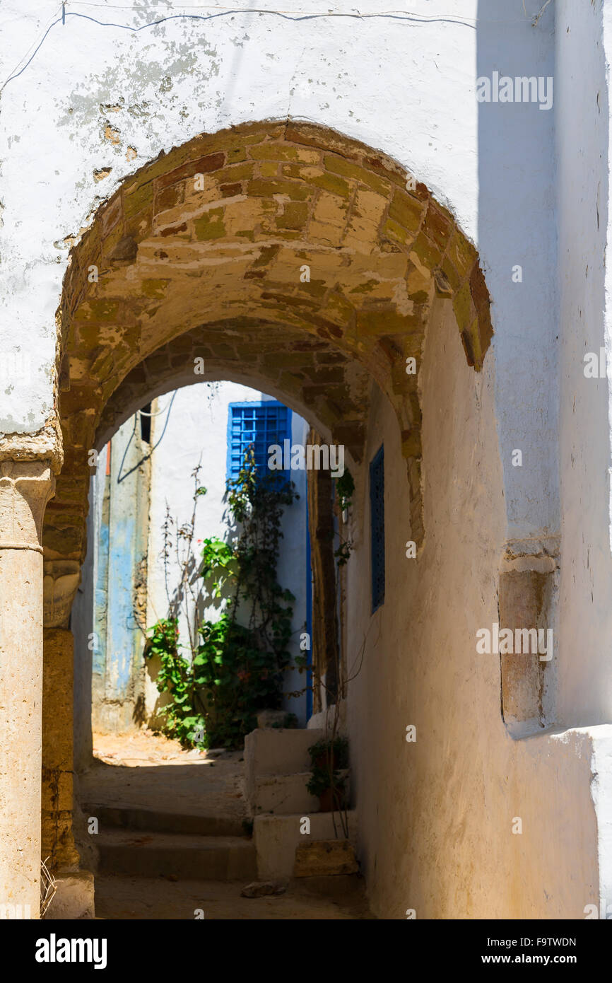 Old arabic town in Tunisia - Sidi Bu Said Stock Photo - Alamy