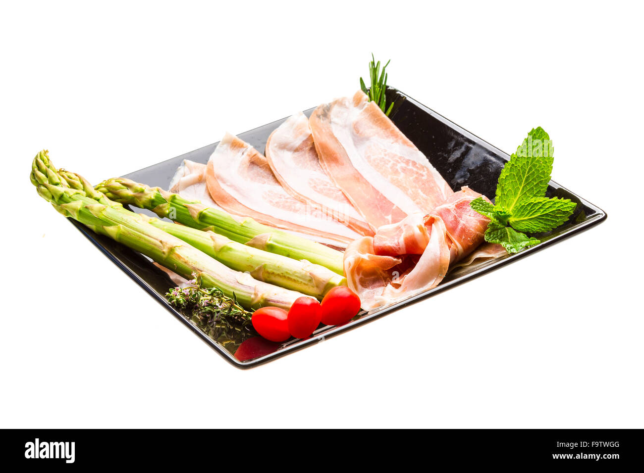Sandwich jamon ham serrano Cut Out Stock Images & Pictures - Alamy