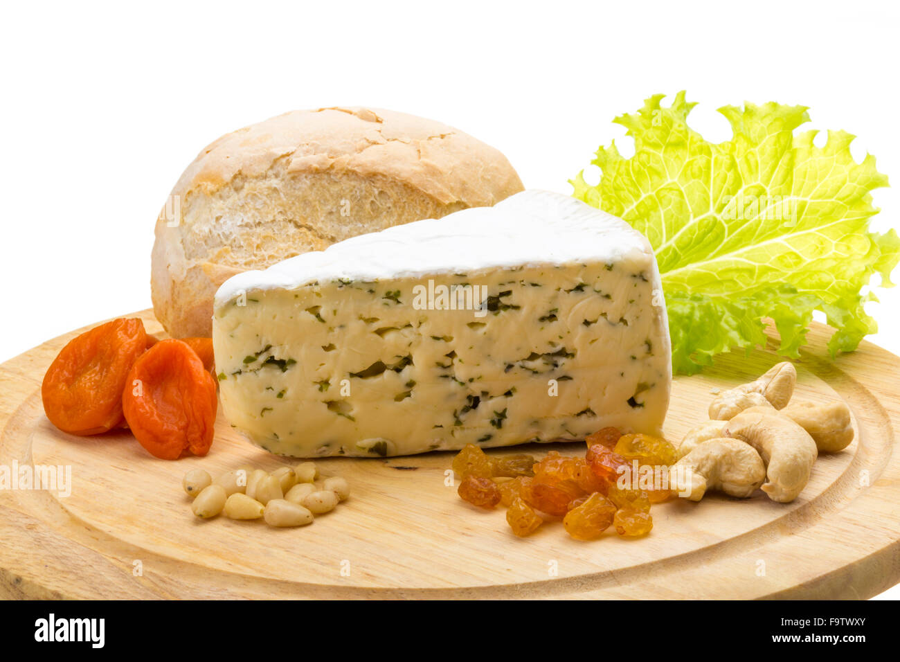 Cheese with mold Stock Photo - Alamy