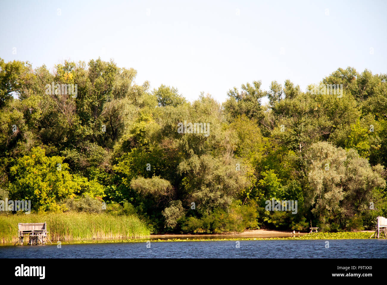 Dnipro river coast in Ukraine Stock Photo - Alamy