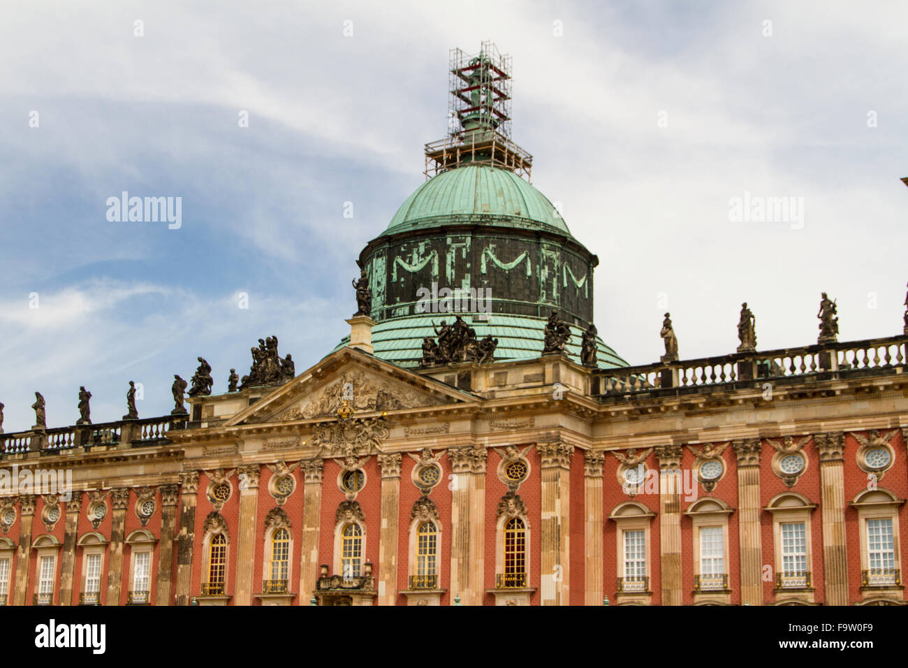 The New Palace of Sanssouci royal park in Potsdam, Germany Stock Photo ...