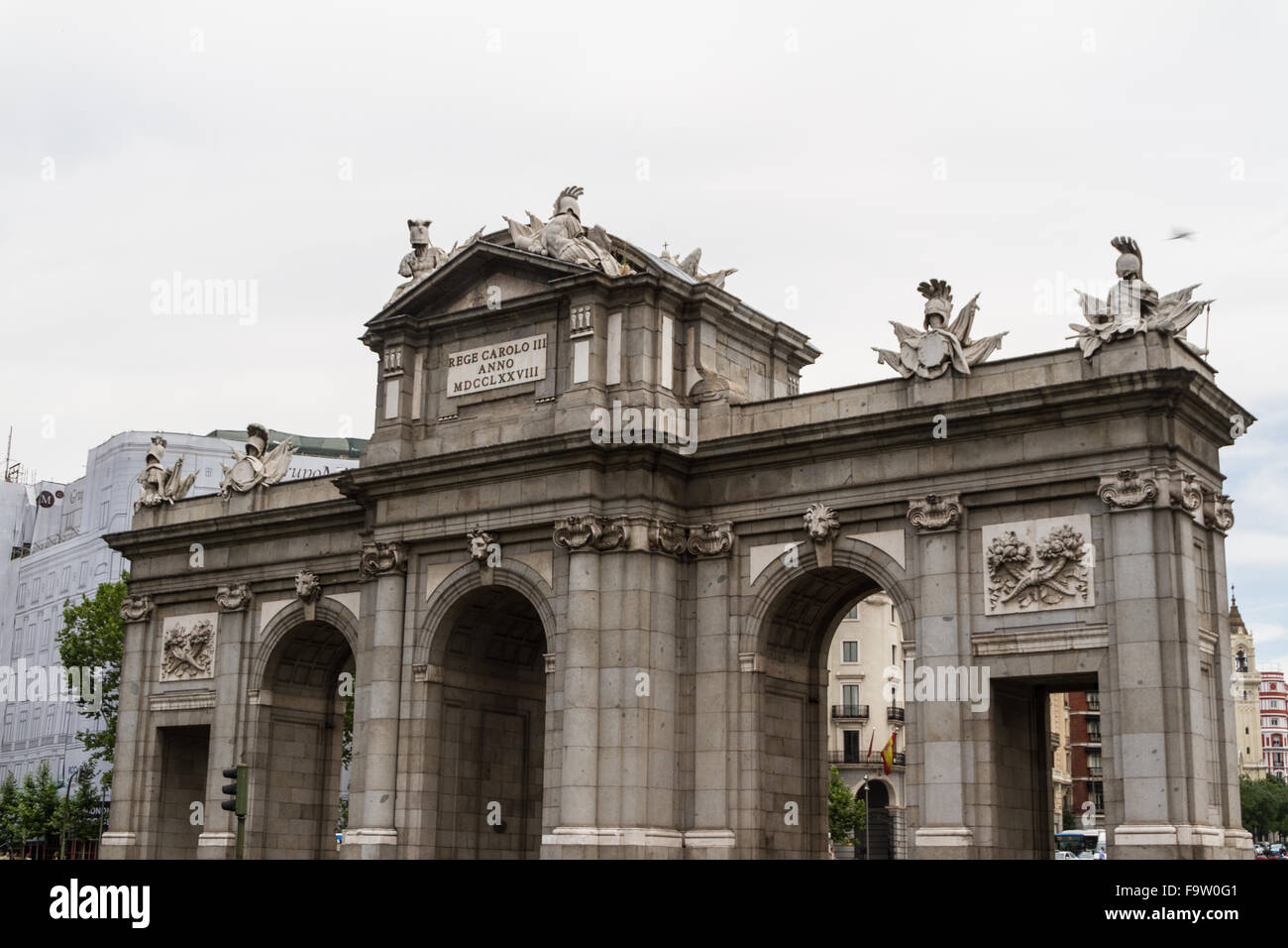 Puerta de Alcala (Alcala Gate) in Madrid, Spain Stock Photo - Alamy