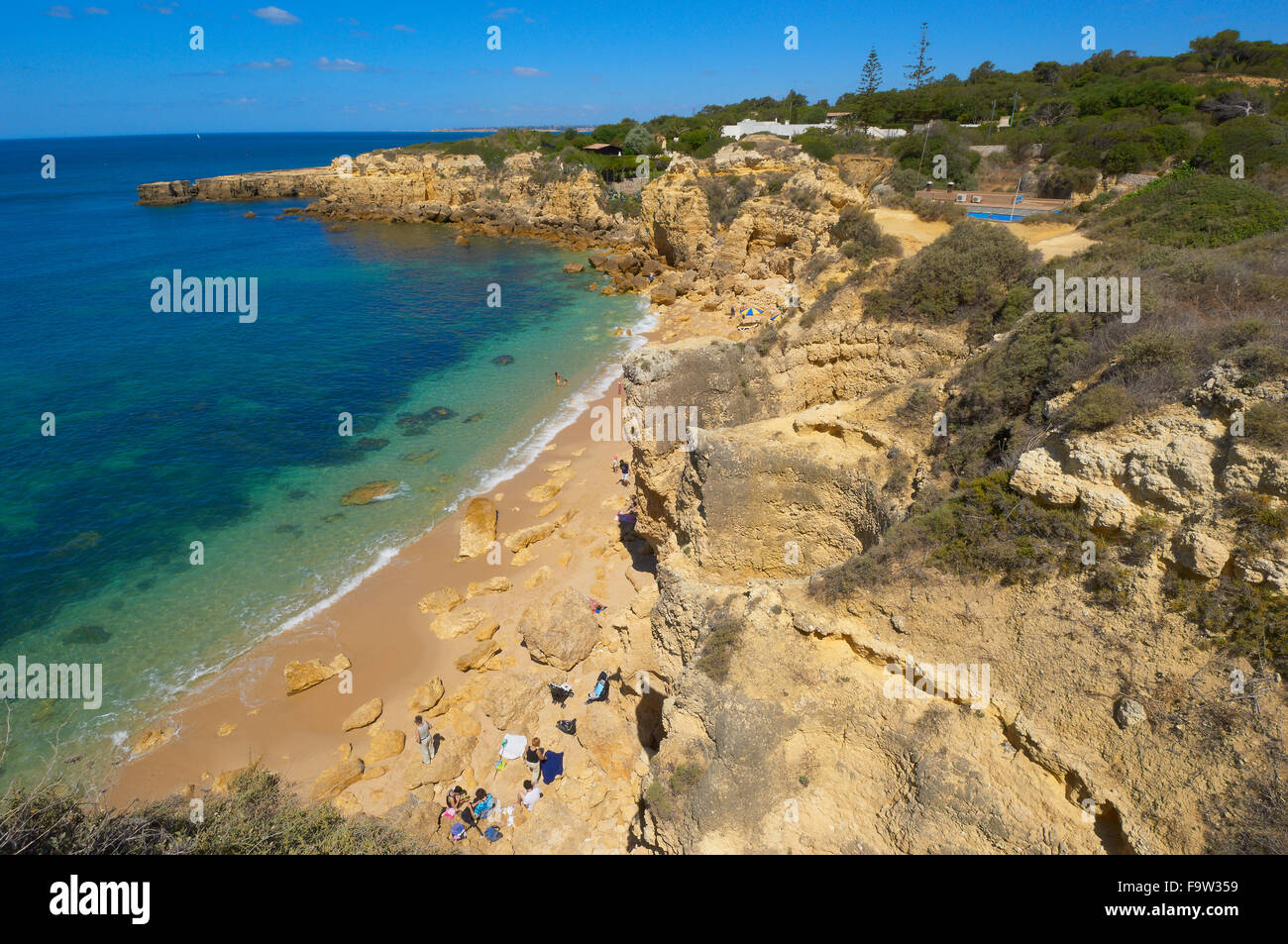 Do Castelo Beach, Albufeira, Praia Do Castelo, Algarve, Portugal ...