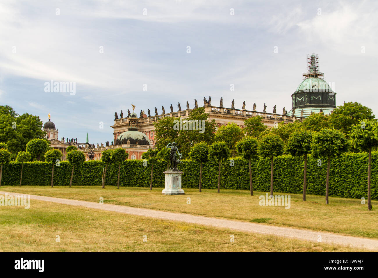 The New Palace in Potsdam Germany on UNESCO World Heritage list Stock ...
