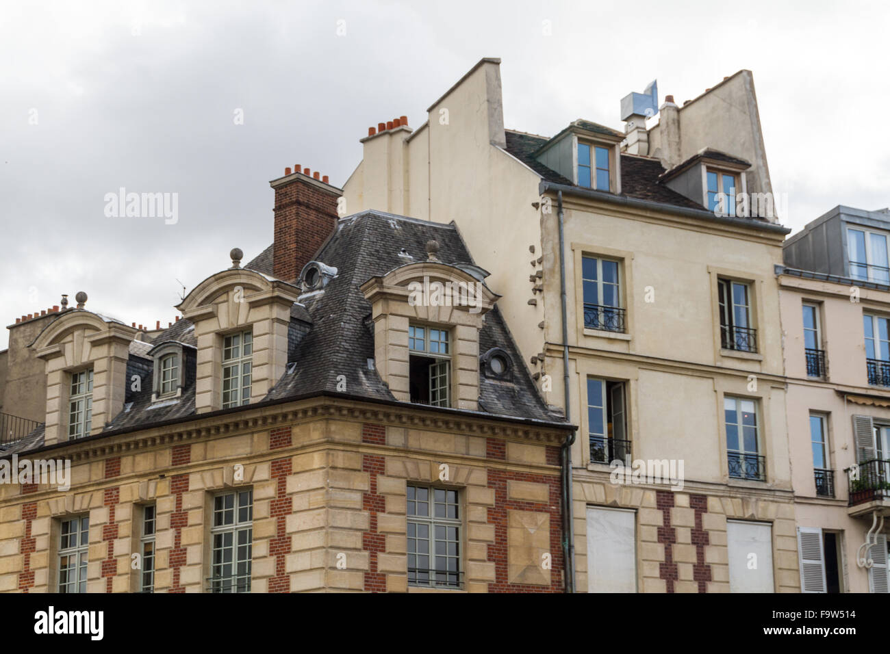 beautiful Parisian streets view paris,france Europe Stock Photo - Alamy