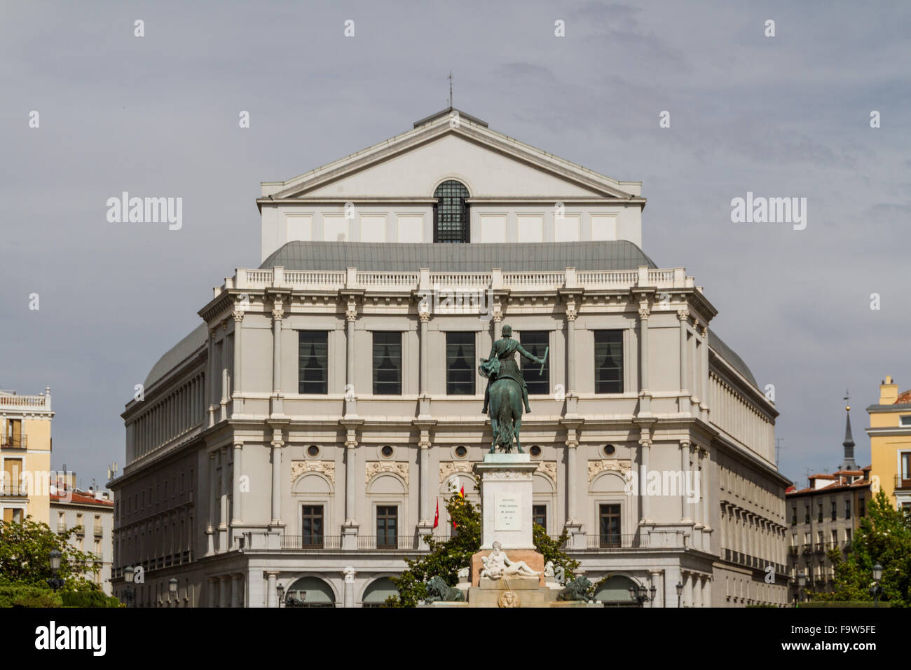 Teatro Real - opera house of Spain. Architecture in Madrid Stock Photo ...