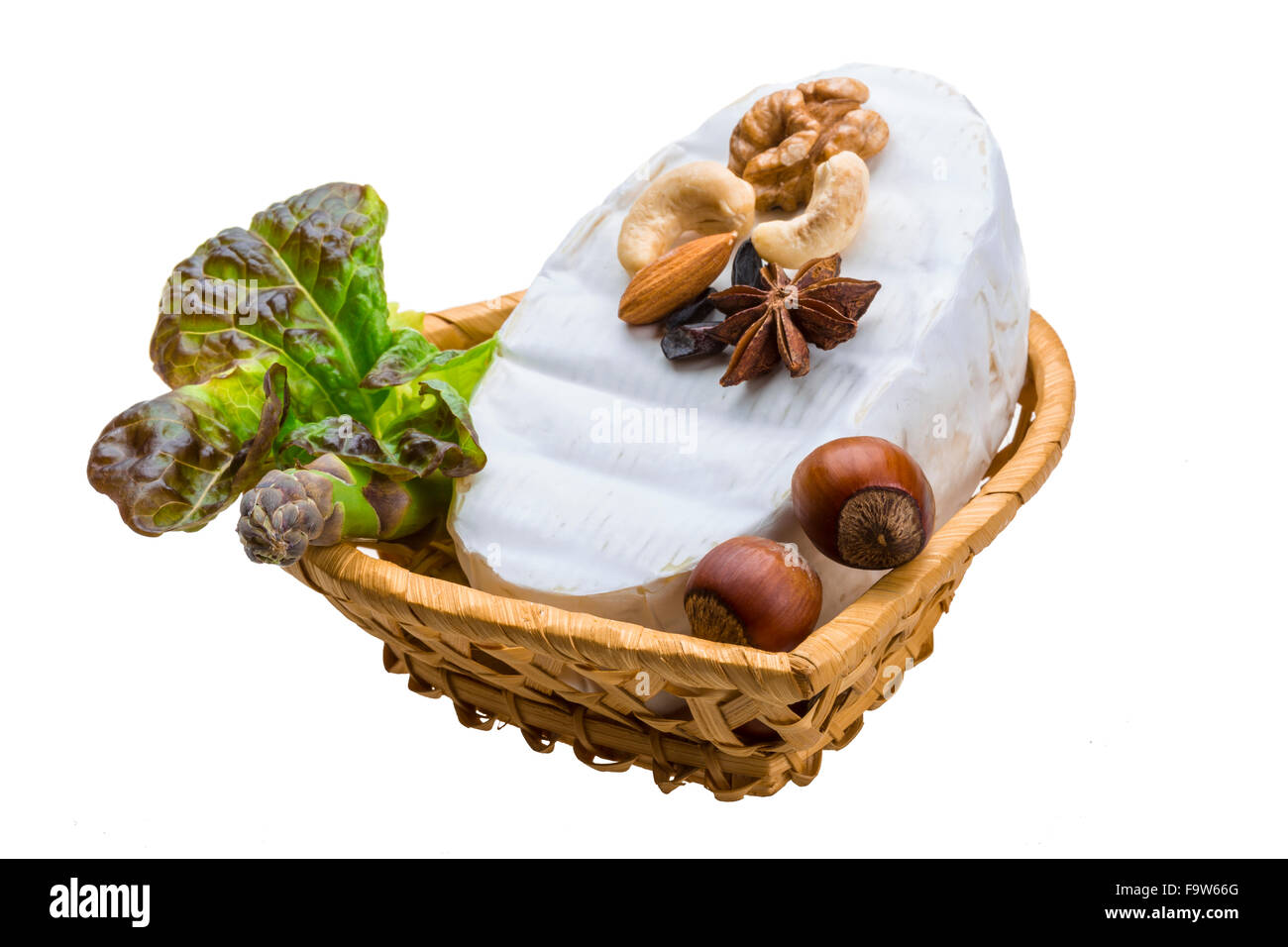 Fresh soft brie cheese Stock Photo - Alamy