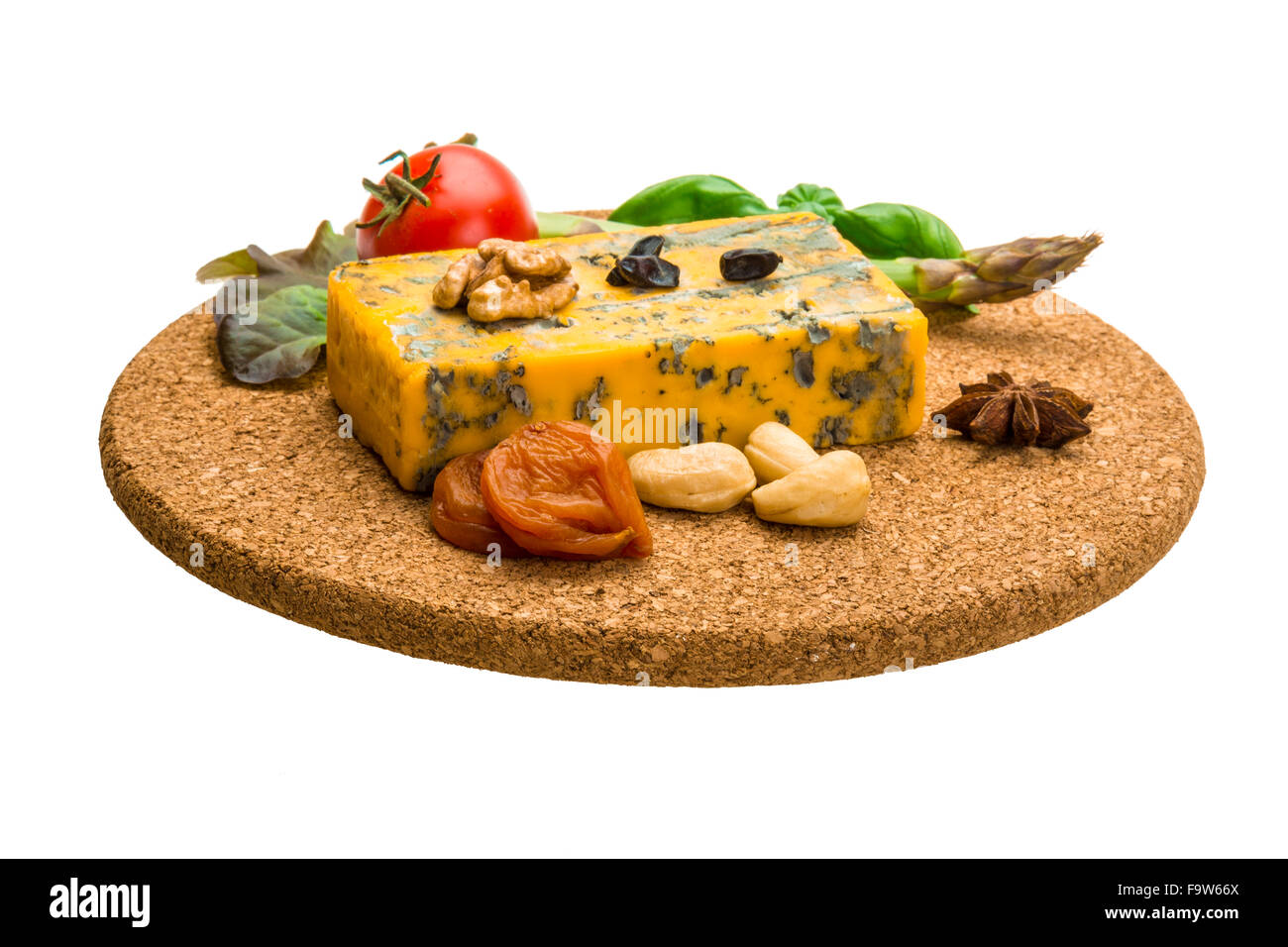 Gold cheese with mould Stock Photo - Alamy