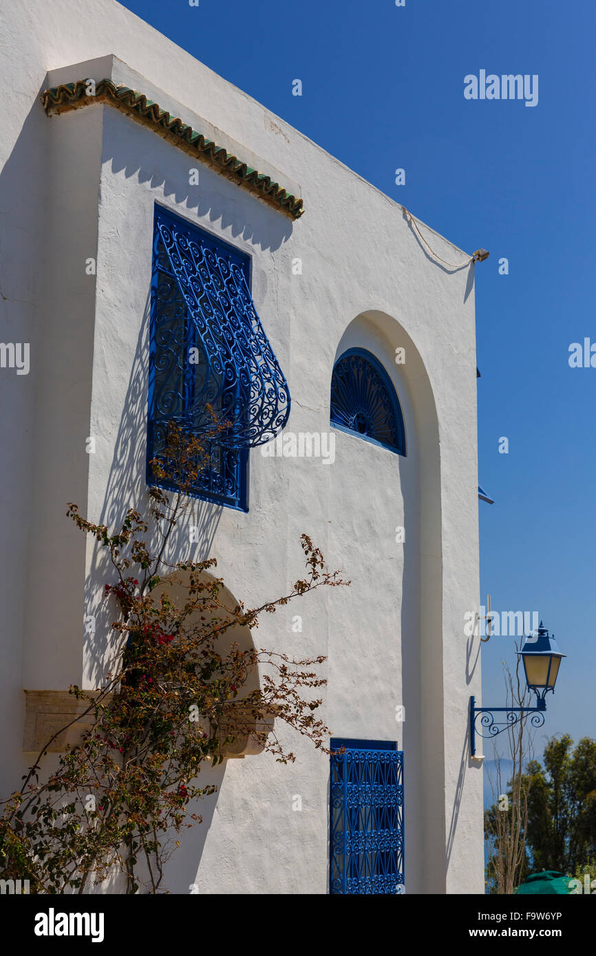 Old arabic town in Tunisia - Sidi Bu Said Stock Photo - Alamy