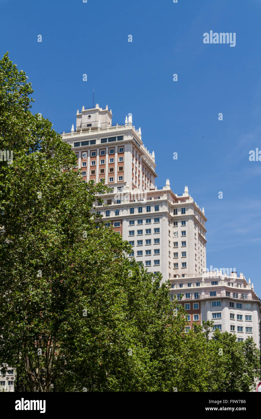 Urban landscape, Madrid Stock Photo - Alamy