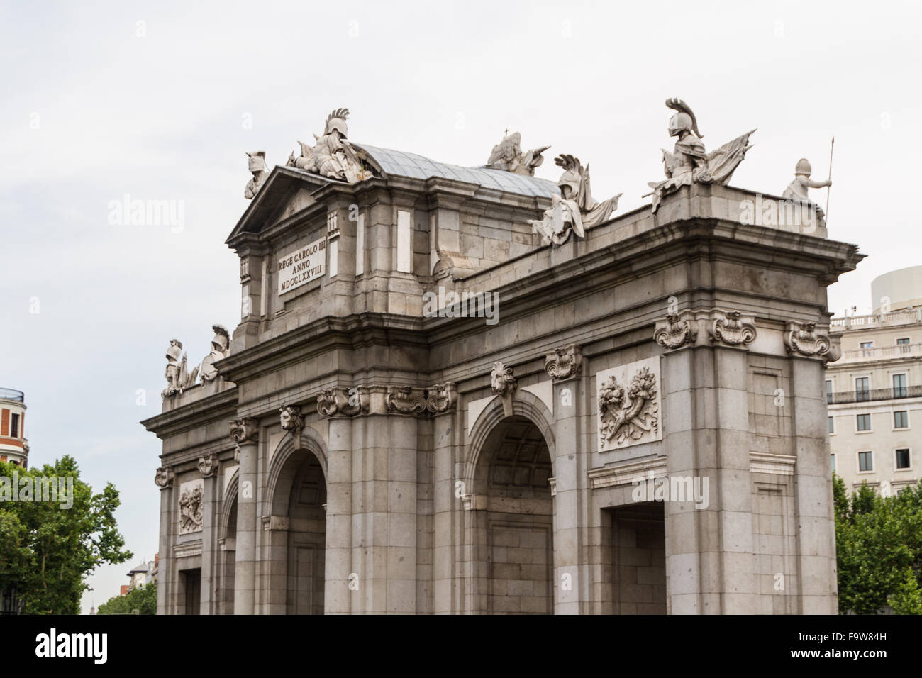 Puerta de Alcala (Alcala Gate) in Madrid, Spain Stock Photo - Alamy
