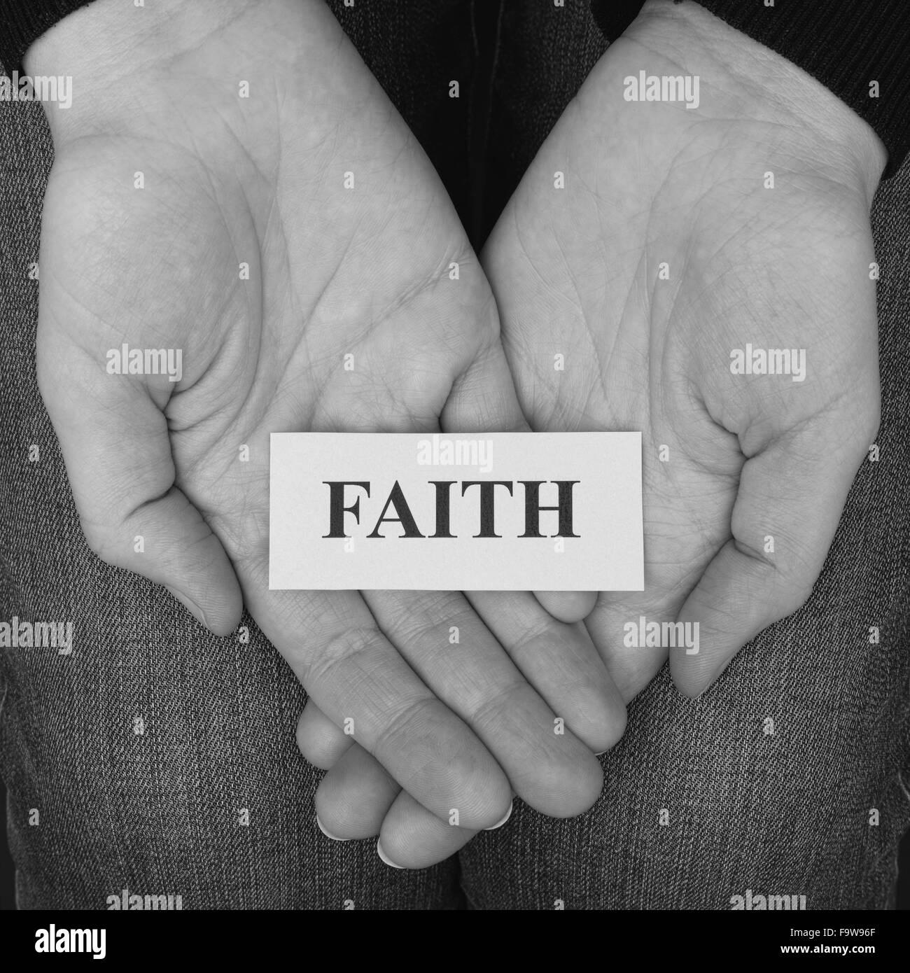 Word faith hi-res stock photography and images - Alamy