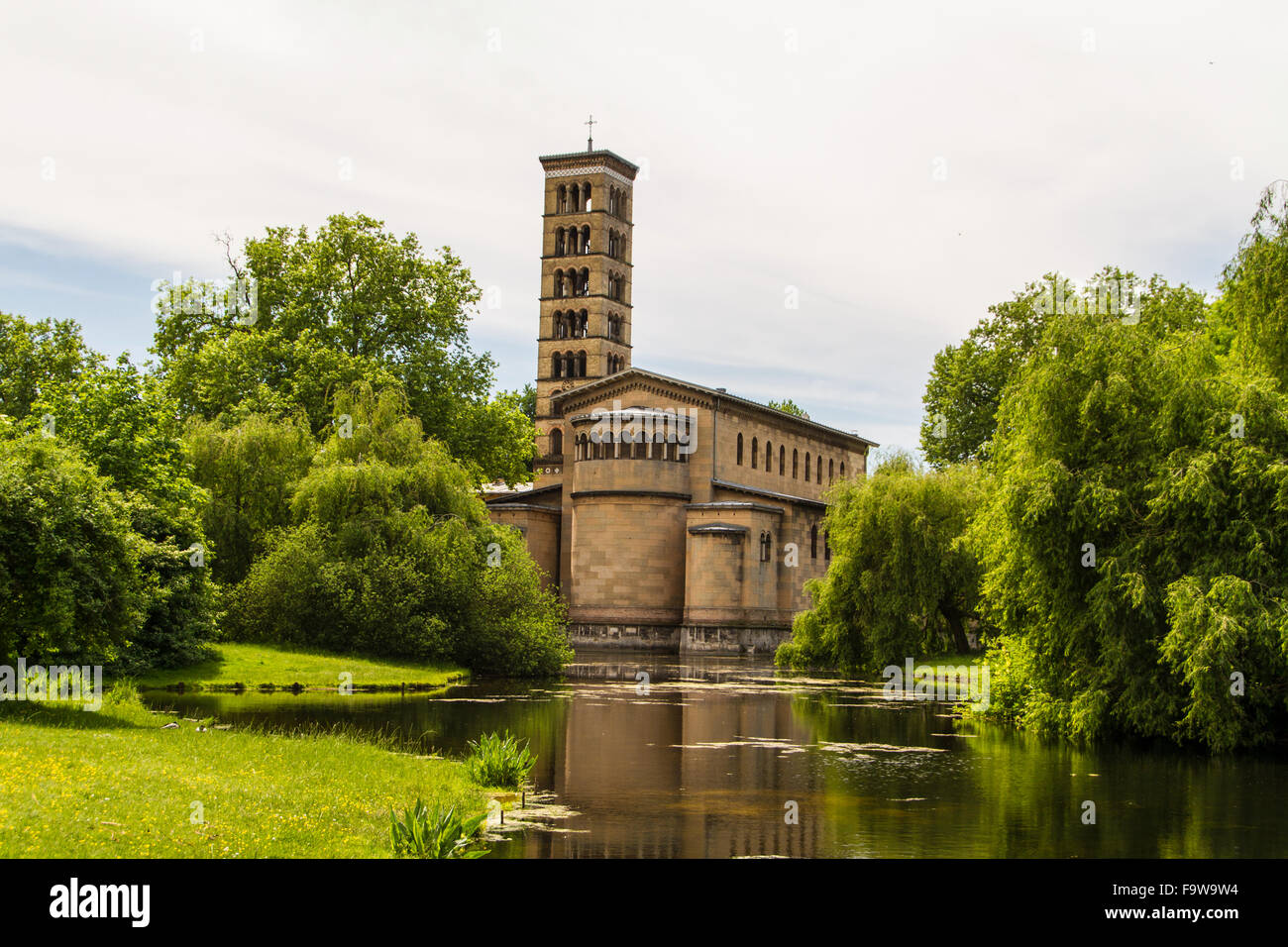 A church in Potsdam Germany on UNESCO World Heritage list Stock Photo ...