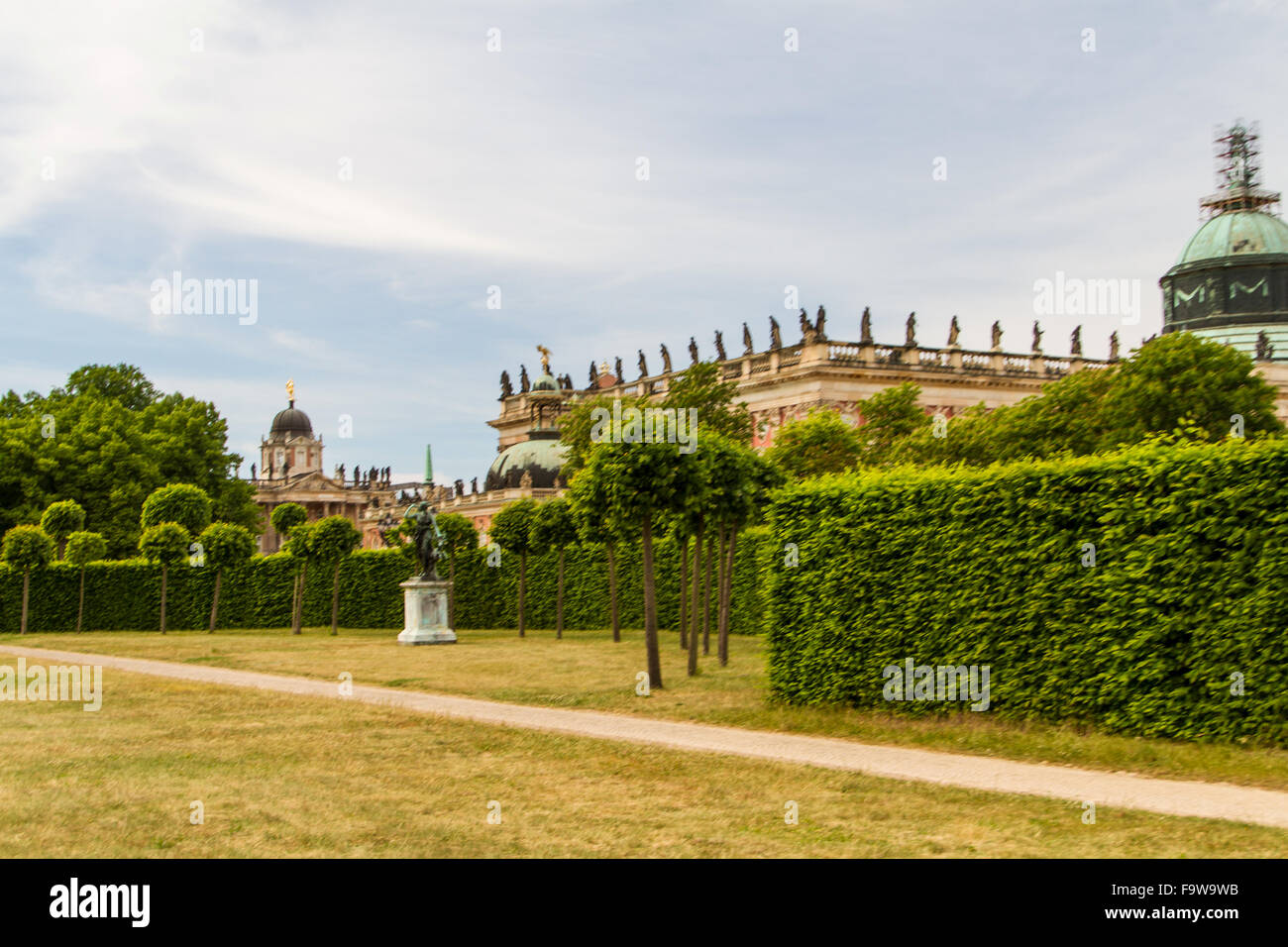 The New Palace in Potsdam Germany on UNESCO World Heritage list Stock ...