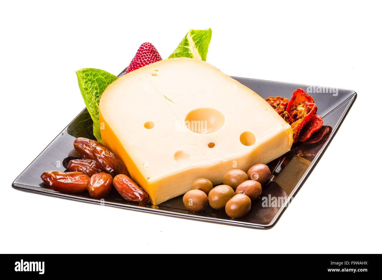 Yellow ripe cheese Stock Photo - Alamy