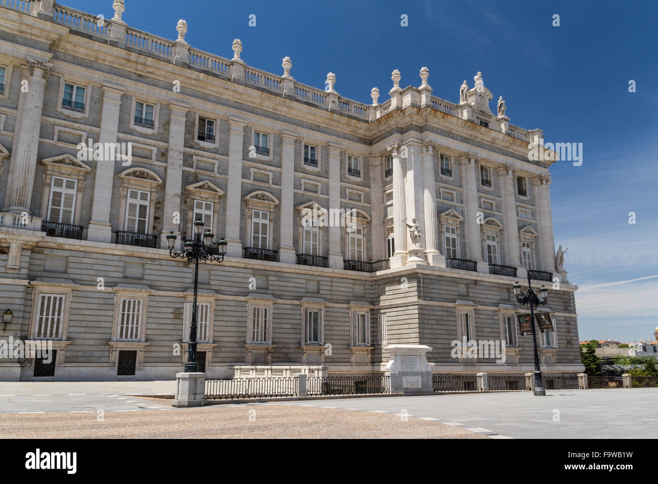 Royal Palace at Madrid Spain - architecture background Stock Photo - Alamy