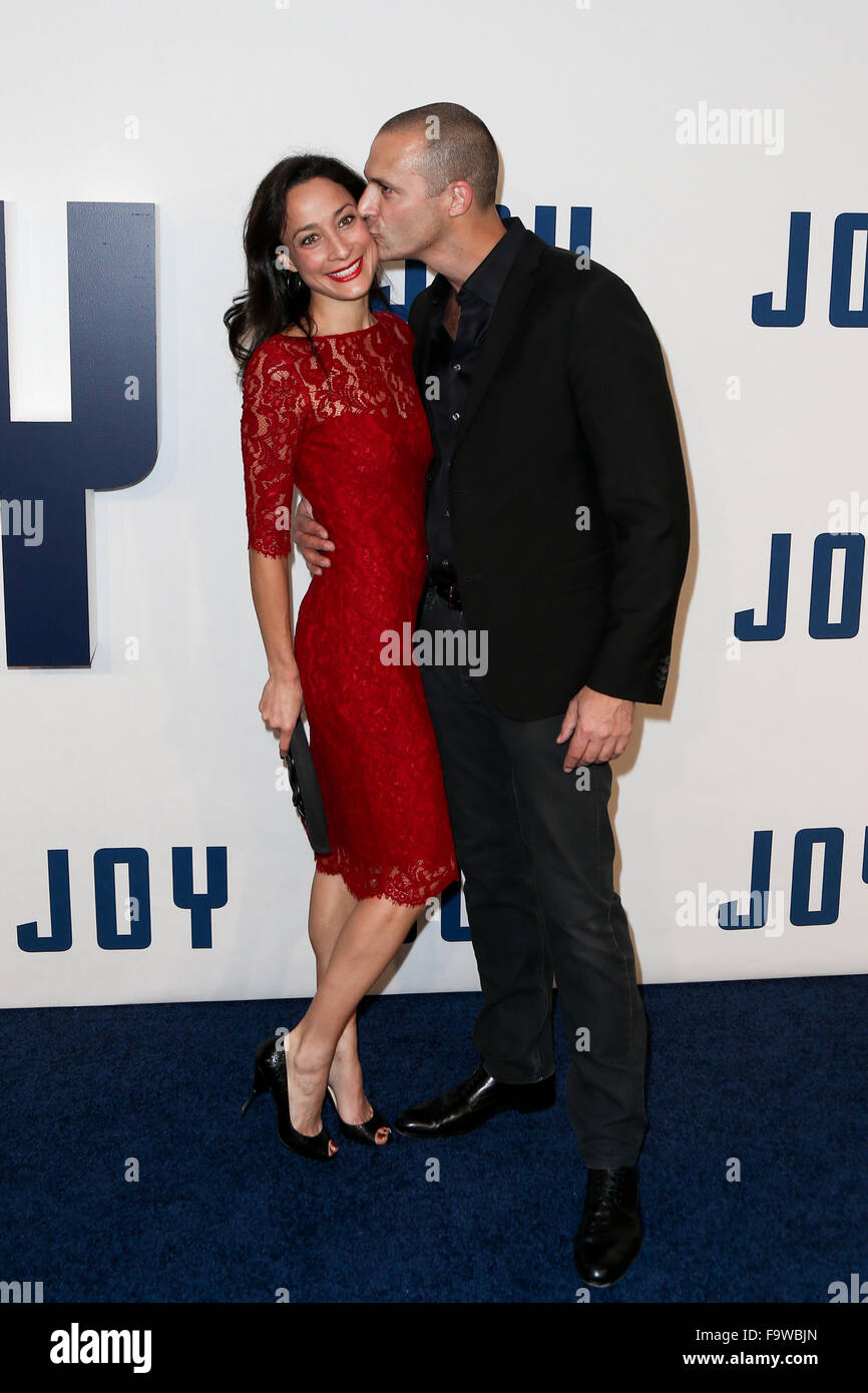 NEW YORK-DEC 13: Nigel Barker (R) and wife Cristen Barker attend the ...