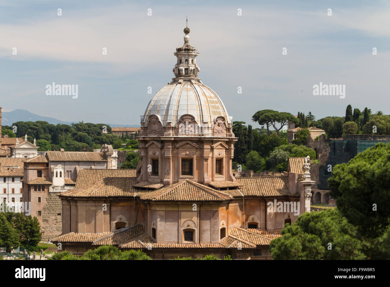 Great church in center of Rome, Italy Stock Photo - Alamy