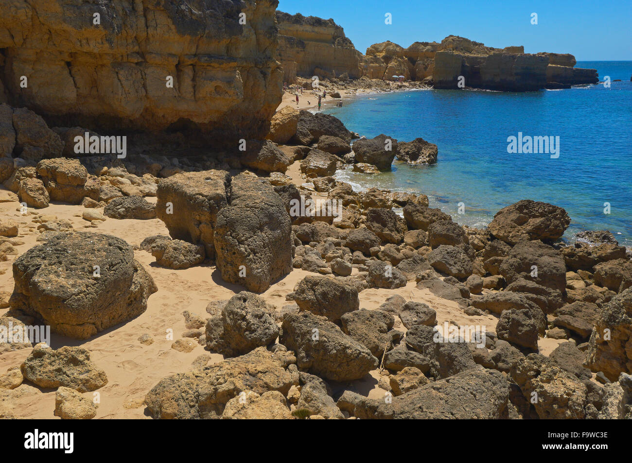 Do Castelo Beach, Albufeira, Praia Do Castelo, Algarve, Portugal ...