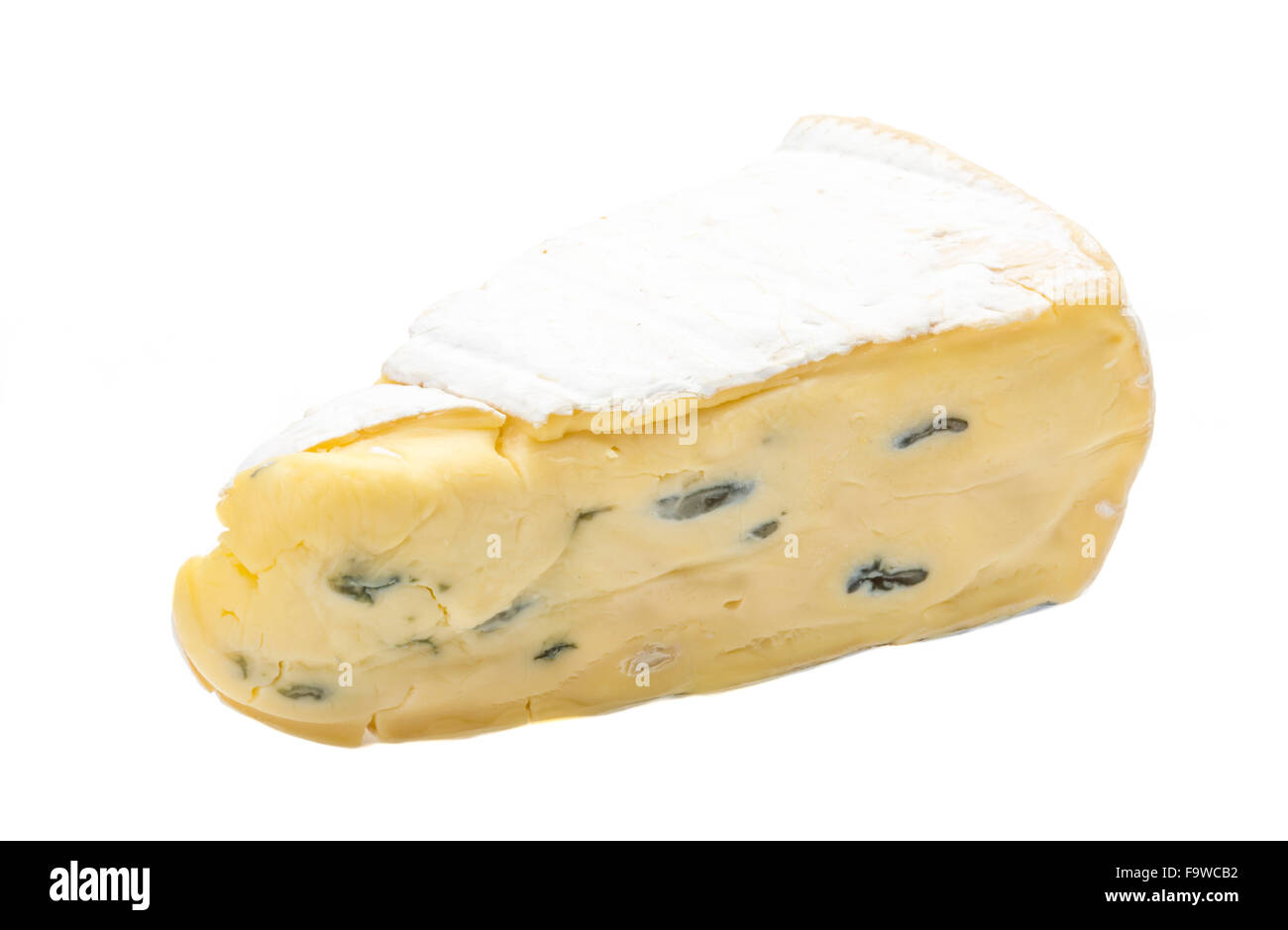 Blue brie cheese Stock Photo - Alamy