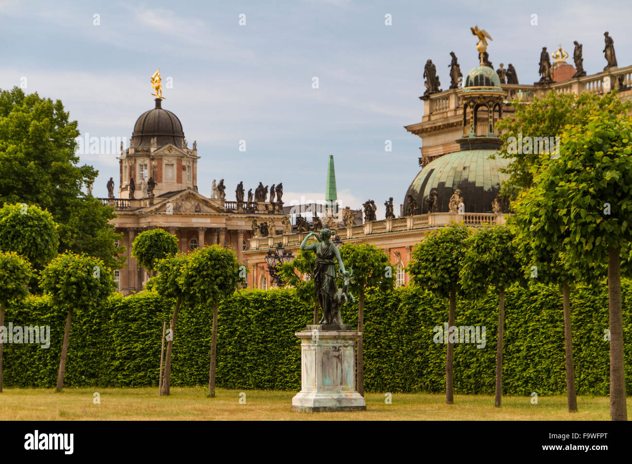 The New Palace in Potsdam Germany on UNESCO World Heritage list Stock ...