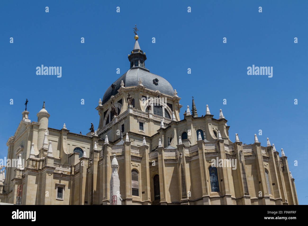 Cathedral of Madrid, Spain Stock Photo - Alamy