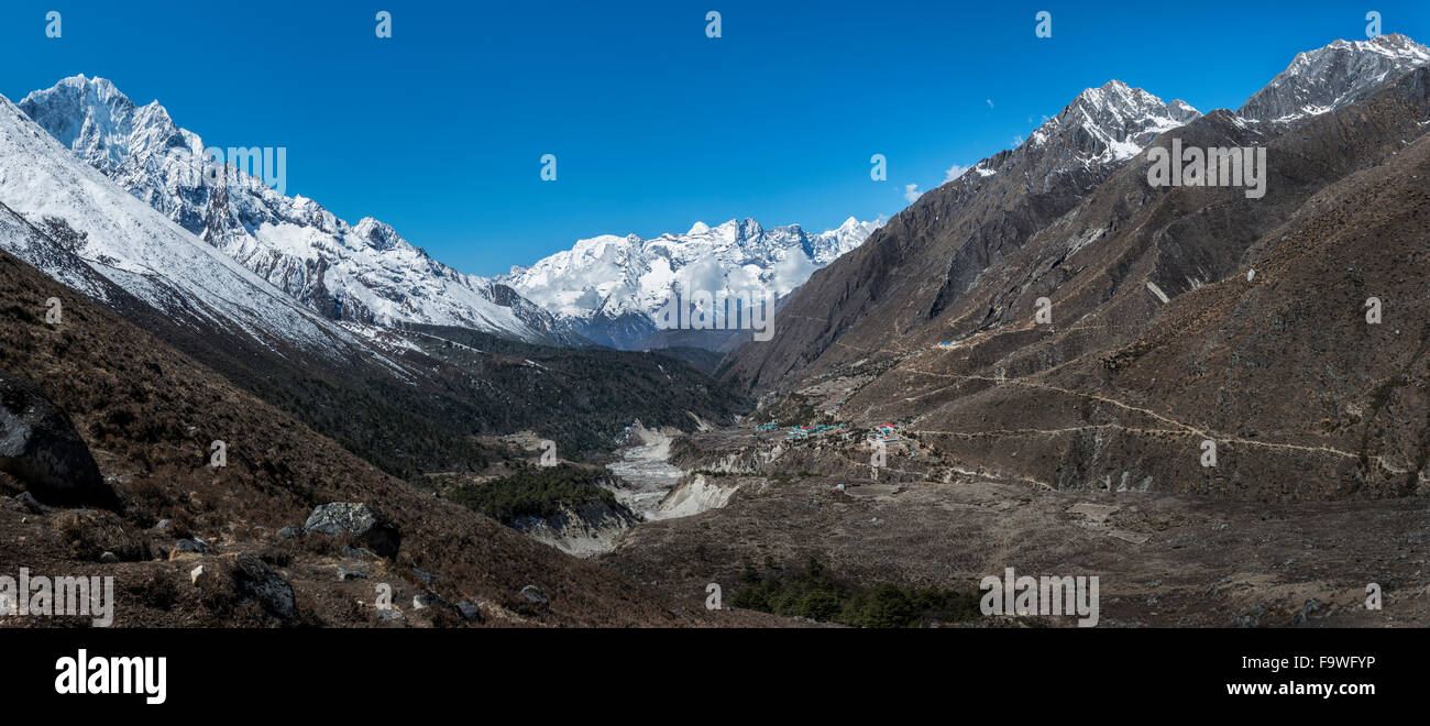 Nepal, Himalaya, Khumbu, Pangboche Stock Photo - Alamy