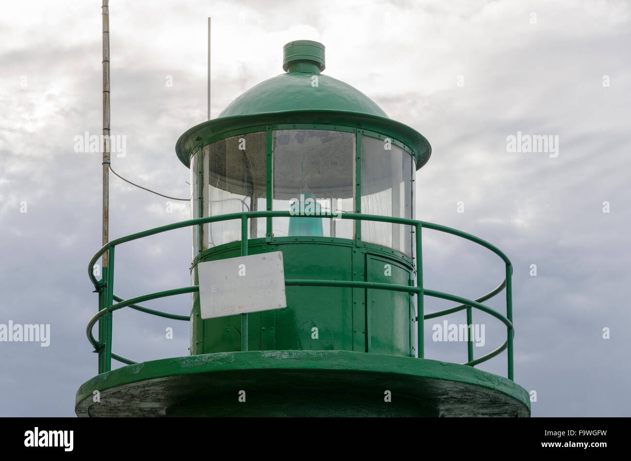 Genoa harbor lighthouse hi-res stock photography and images - Alamy
