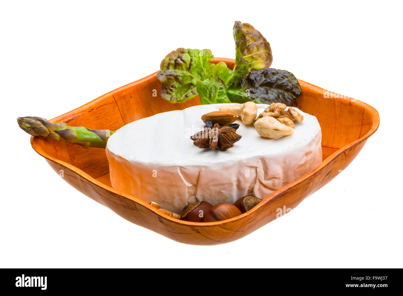 Fresh soft brie cheese Stock Photo - Alamy