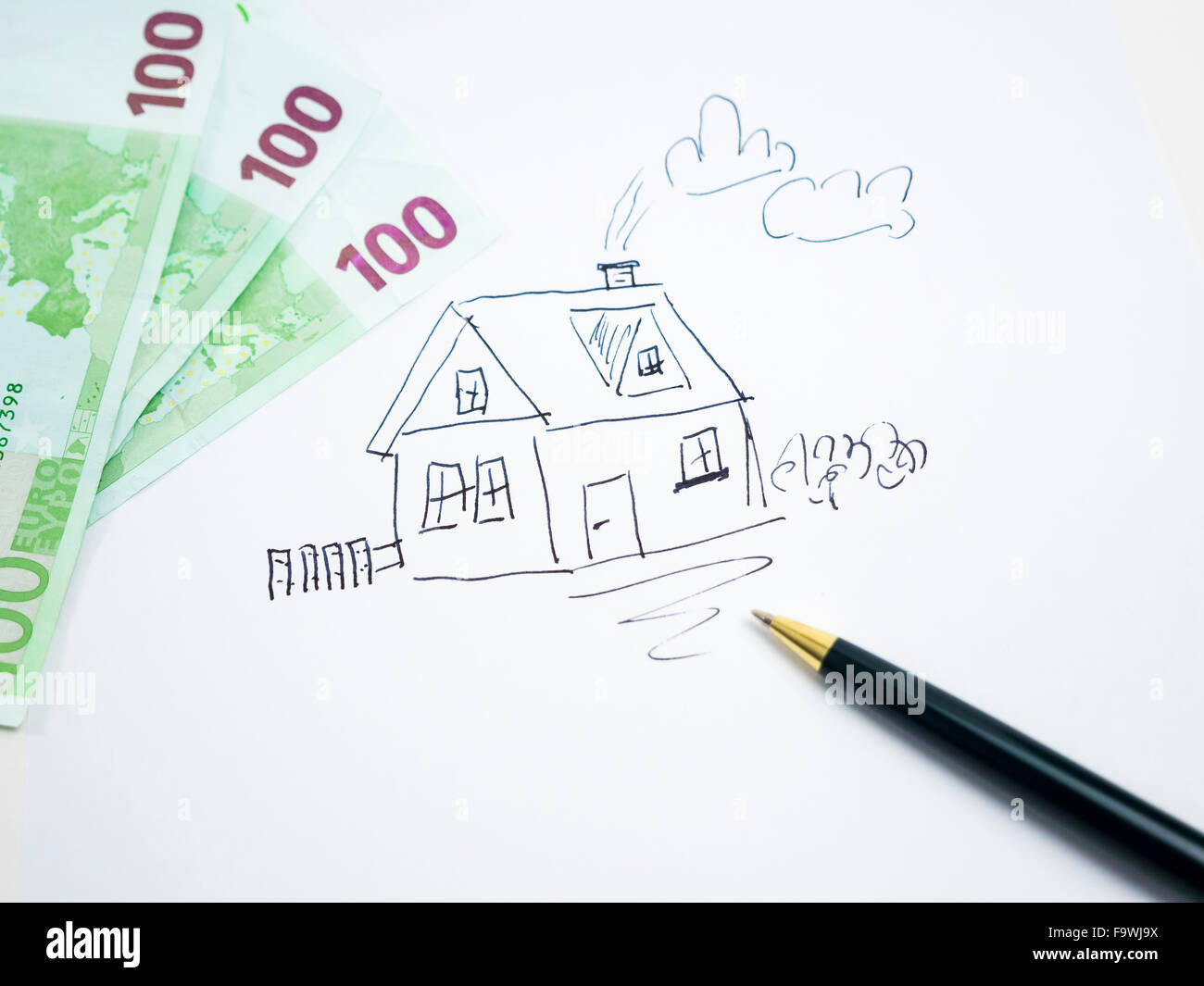 Euro symbol drawing hi-res stock photography and images - Alamy