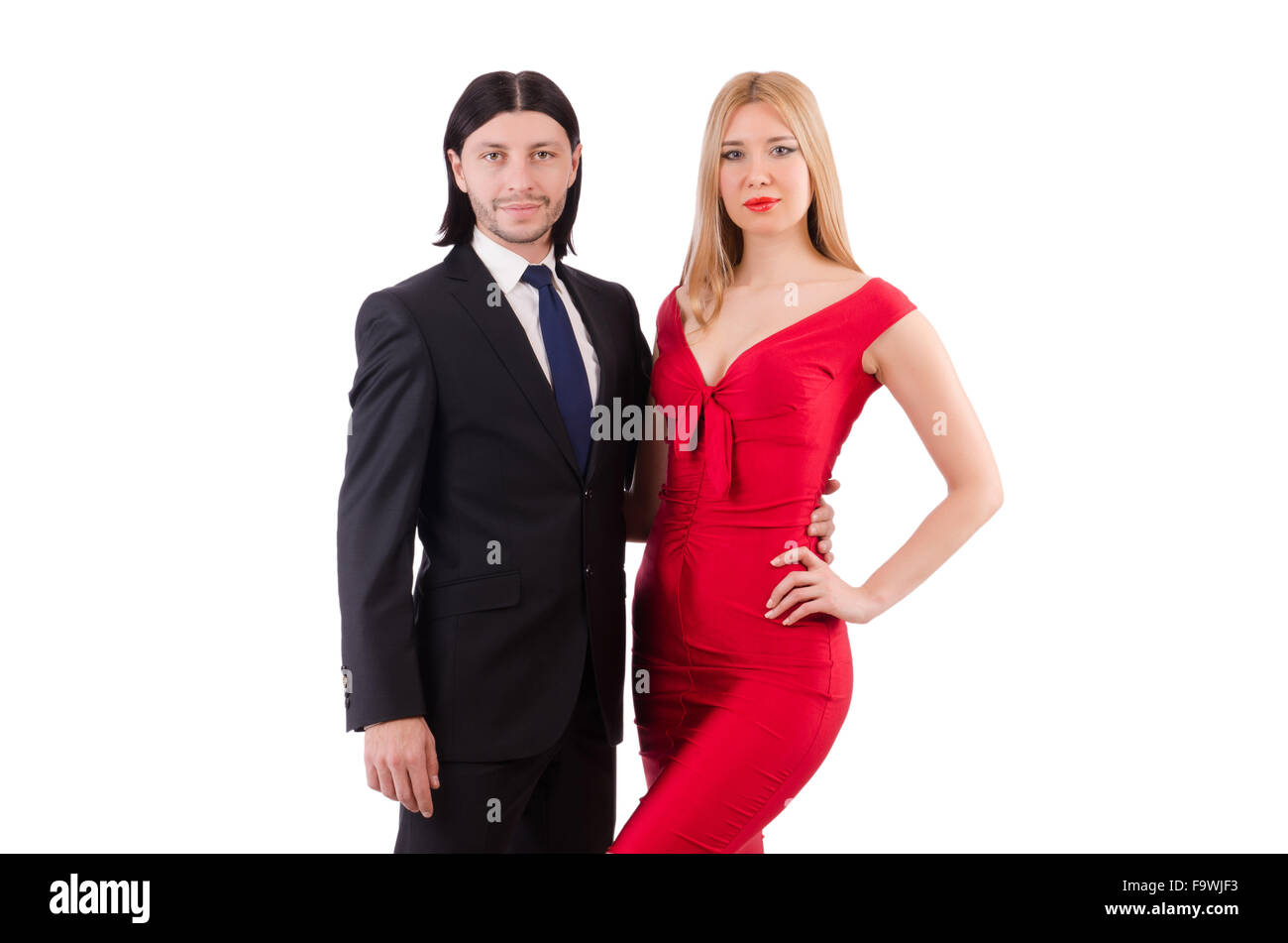 Pair isolated on the white background Stock Photo - Alamy