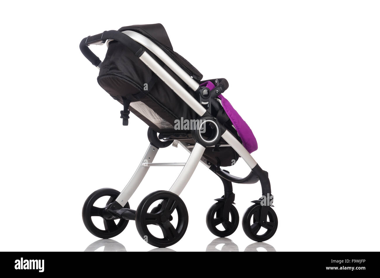 Child pram isolated on the white background Stock Photo - Alamy