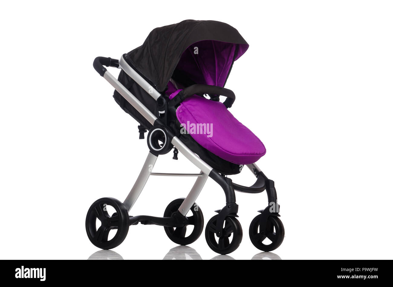 Child pram isolated on the white background Stock Photo - Alamy