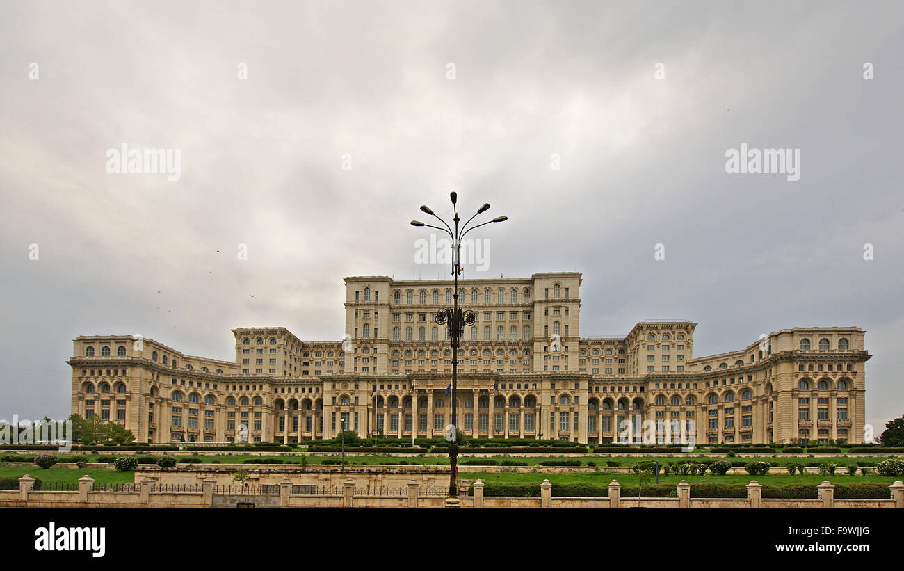 Palace of the parliament, bucharest, romania Stock Photo - Alamy